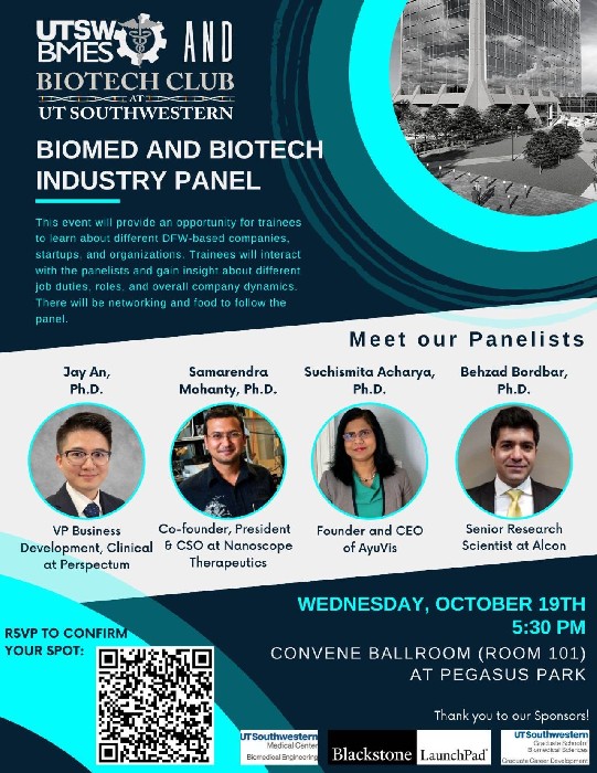 BME + Biotech Panel :: BiotechnologyClubUTSW